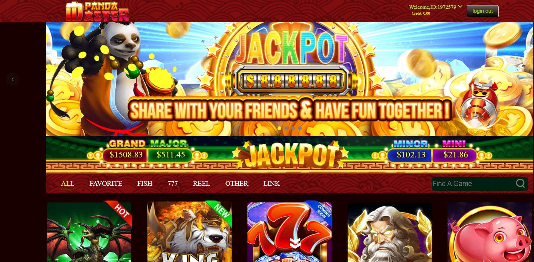 Panda Master VIP 8888